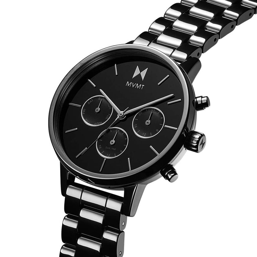 Nova Ceramic Women's Watch in Gloss Black | MVMT