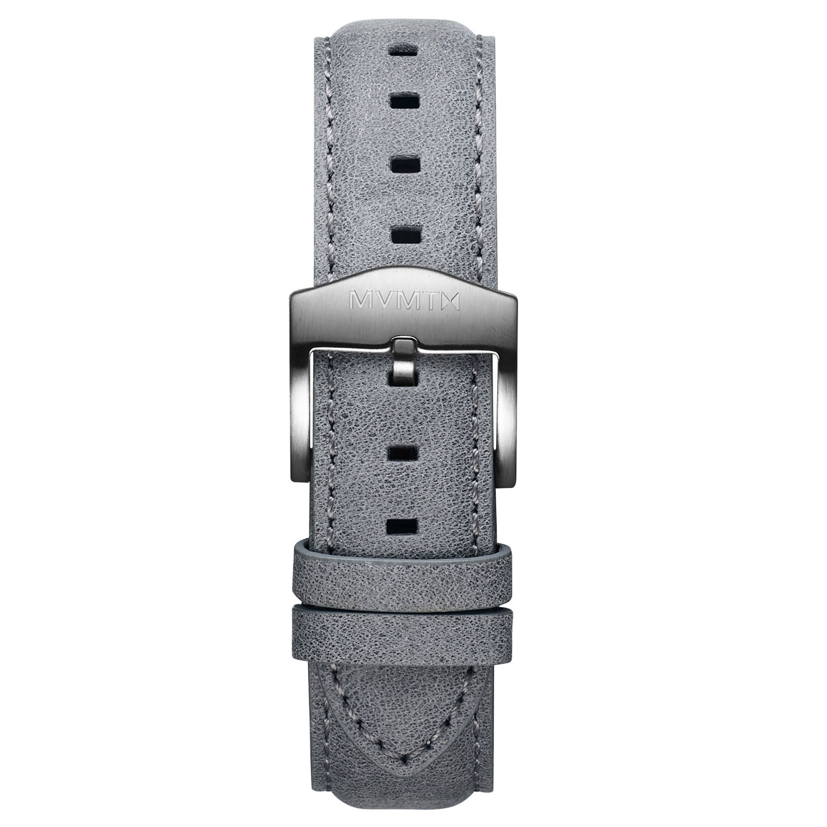 Arc Automatic - 20mm Grey Leather Watch Strap | MVMT