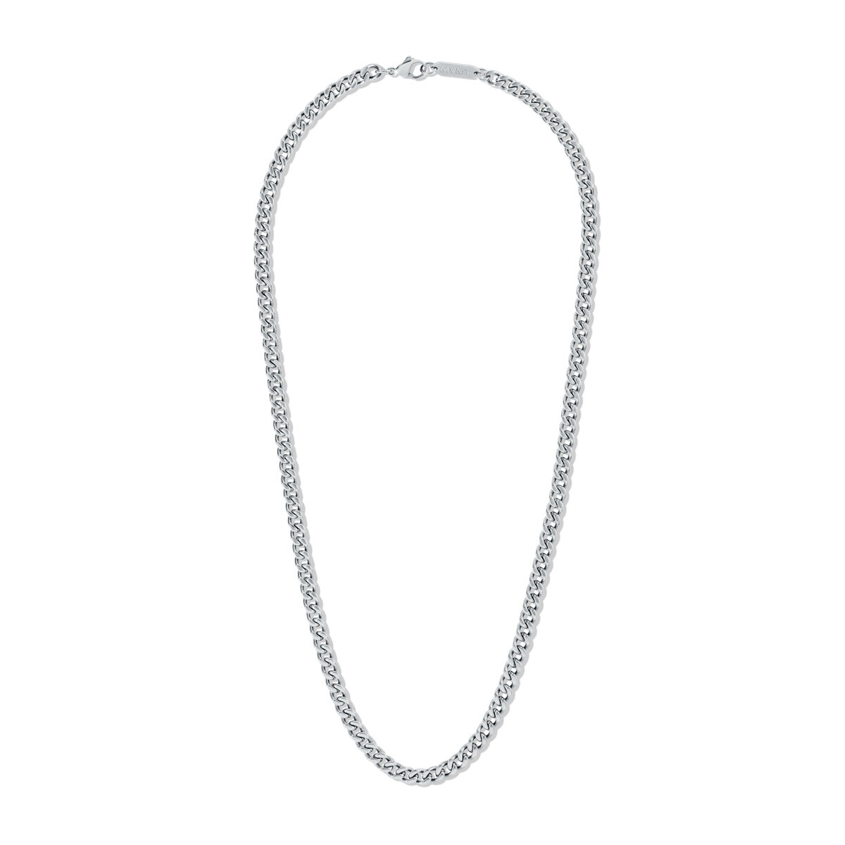 Mvmt Curb Chain Necklace Mens Jewelry Silver