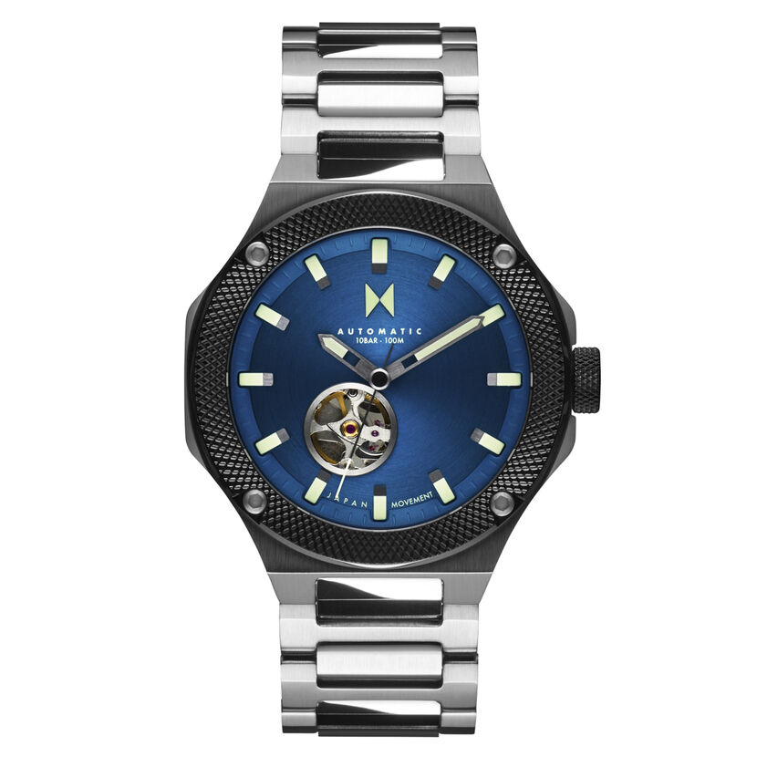 Raptor Automatic Sport — Navy Steel Men’s Adventure Watch | MVMT