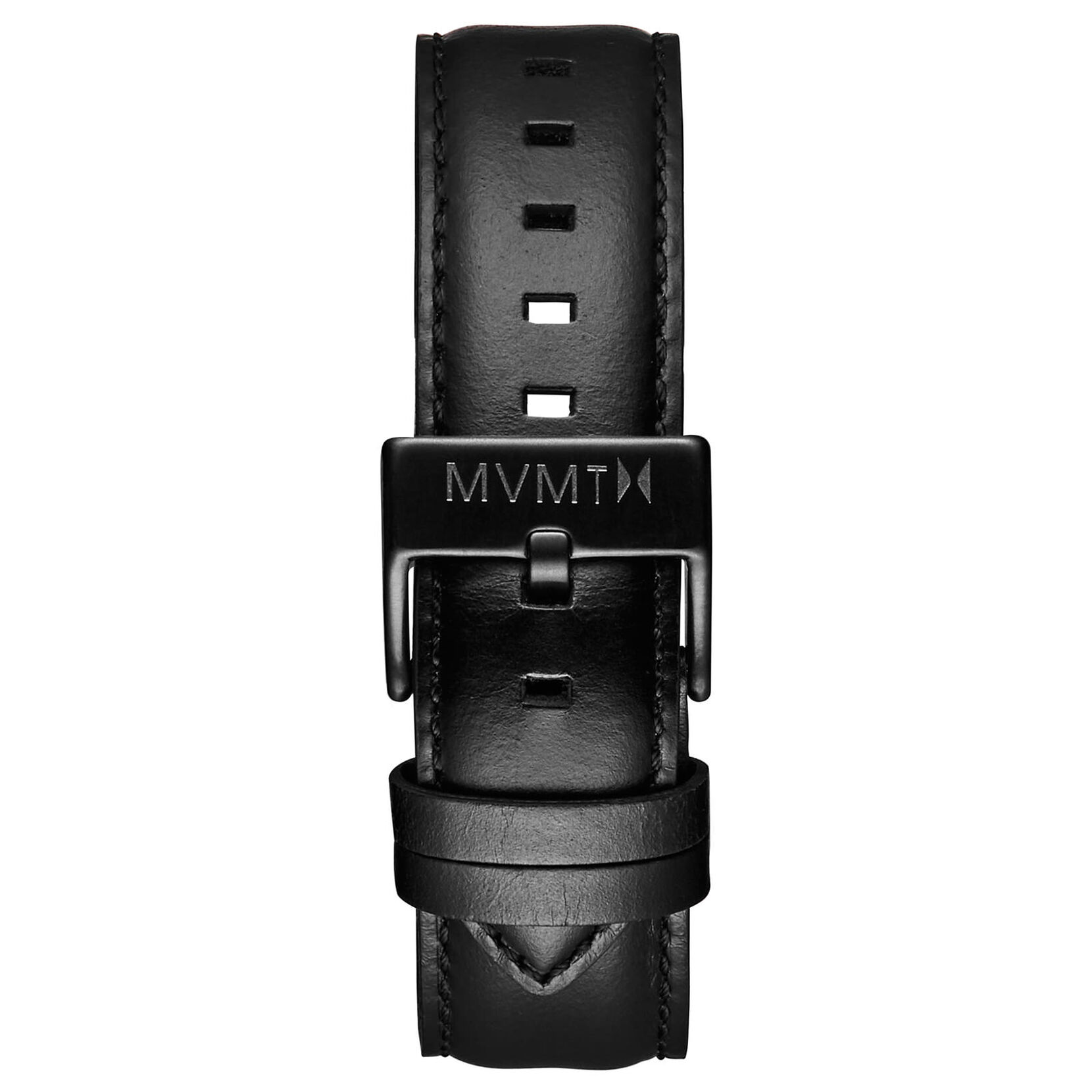 40 Series - 20mm Black Leather Watch Strap | MVMT